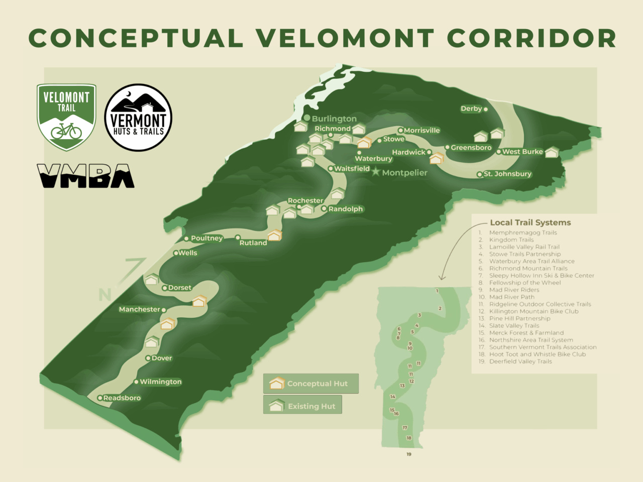 The Velomont - Vermont Huts & Trails